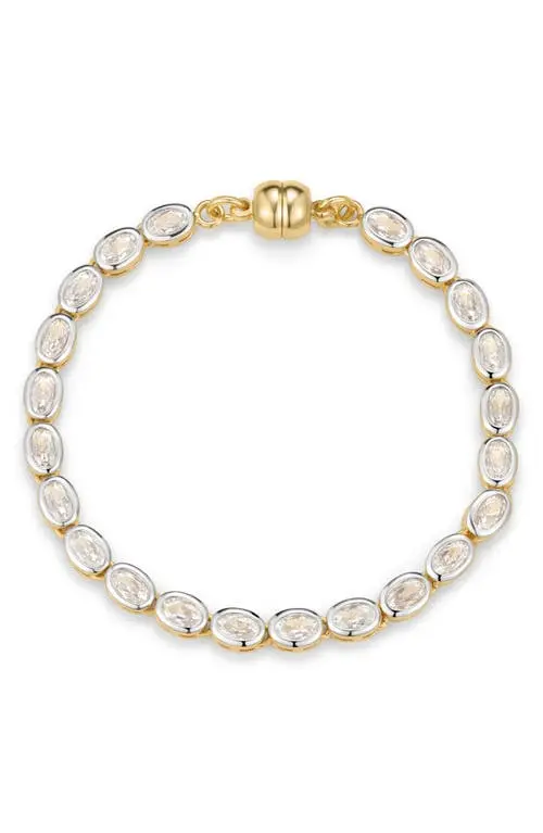 LUV AJ The Palais Tennis Bracelet - Gold