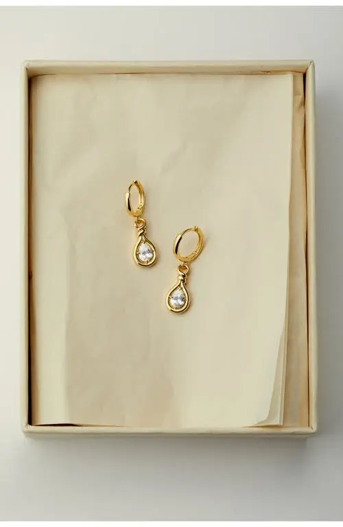 LUV AJ The Georgia Stone Knot Drop Earrings