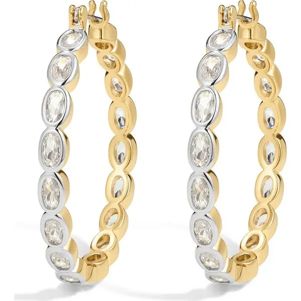 LUV AJ The Palais Eternity Hoop Earrings - Gold
