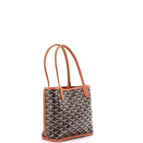 Goyard Anjou Reversible Tote Coated Canvas Mini - Brown