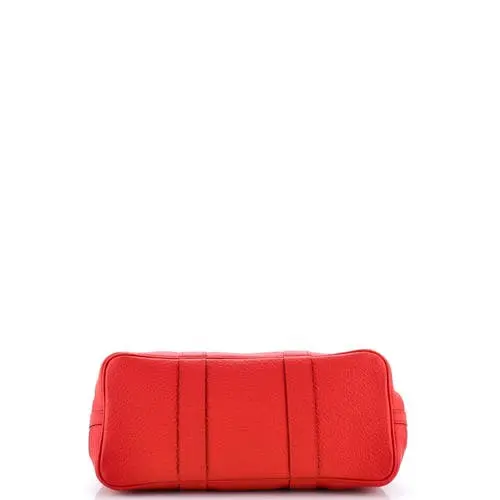 Hermès Garden Party Tote Toile And Leather 30 - Red