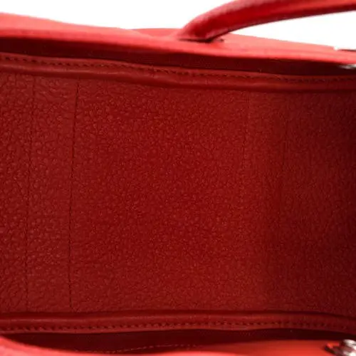 Hermès Garden Party Tote Toile And Leather 30 - Red