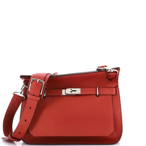Hermès Jypsiere Bag Clemence 34 - Red