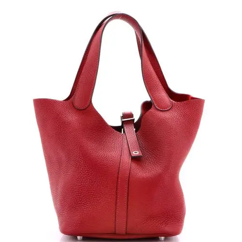 Hermès Picotin Lock Bag Clemence Mm - Red