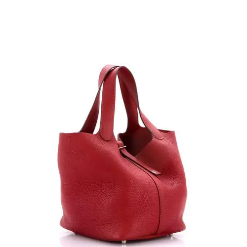 Hermès Picotin Lock Bag Clemence Mm - Red