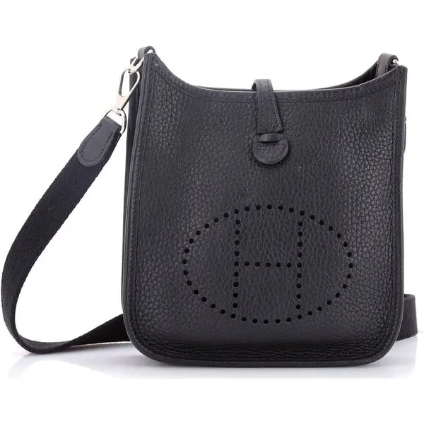 Hermès Evelyne Bag Gen Iii Clemence Tpm - Black