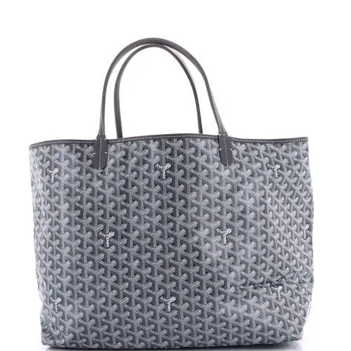 Goyard Saint Louis Gm Tote Coated Canvas - Grey