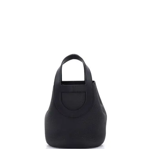 Hermès In-the-loop Bag Clemence With Swift 18 - Black