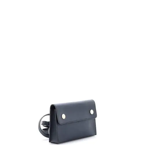 Hermès Double Snap Pochette Crossbody Epsom - Blue