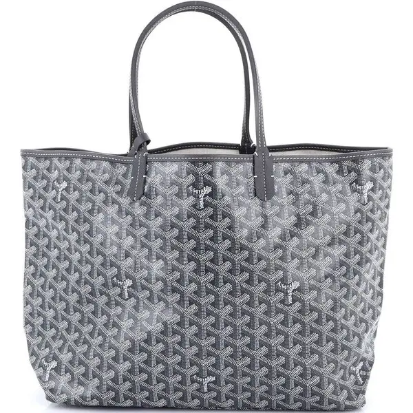 Goyard Saint Louis Tote Coated Canvas Pm - Grey