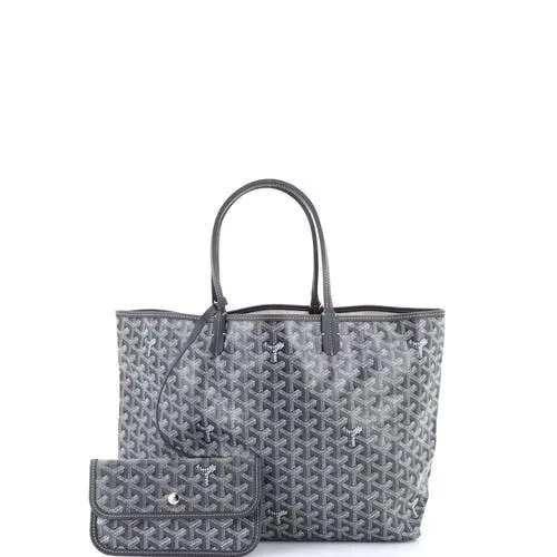 Goyard Saint Louis Tote Coated Canvas Pm - Grey