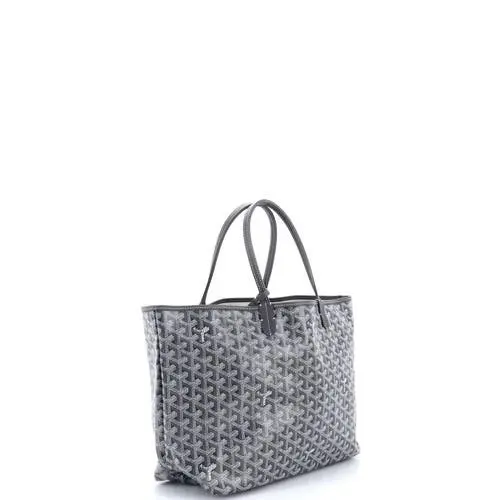 Goyard Saint Louis Tote Coated Canvas Pm - Grey