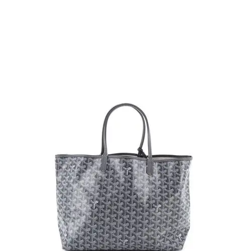 Goyard Saint Louis Tote Coated Canvas Pm - Grey