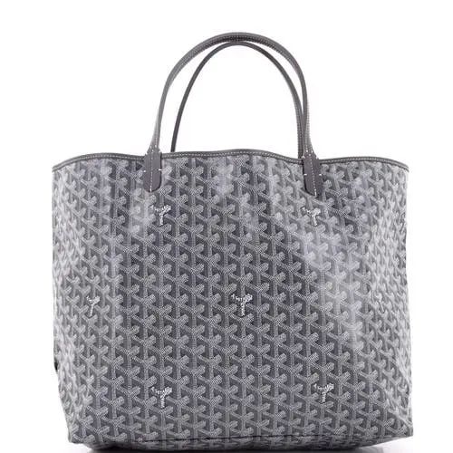 Goyard Saint Louis Tote Coated Canvas Gm - Grey