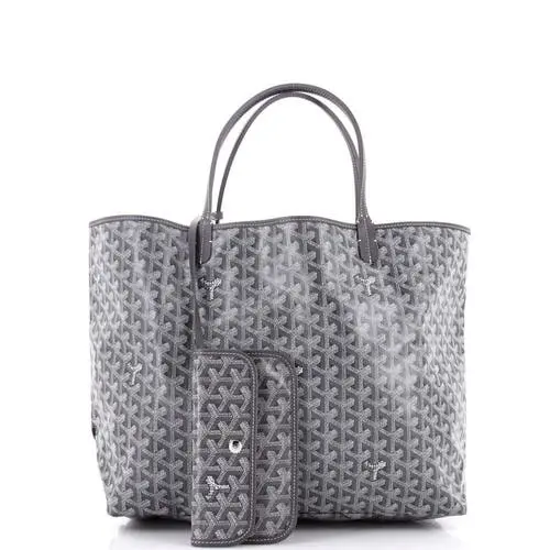Goyard Saint Louis Tote Coated Canvas Gm - Grey