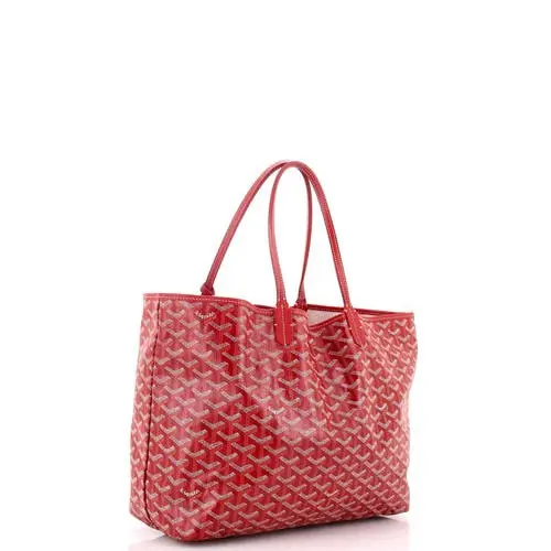 Goyard Saint Louis Pm Tote Coated Canvas - Red