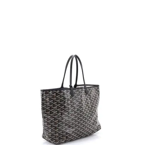 Goyard Saint Louis Pm Tote Coated Canvas - Black