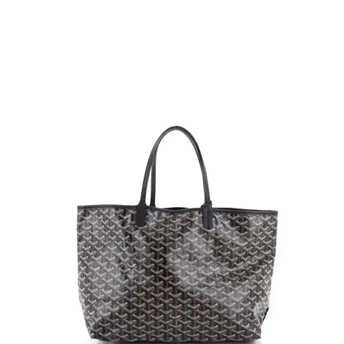 Goyard Saint Louis Pm Tote Coated Canvas - Black