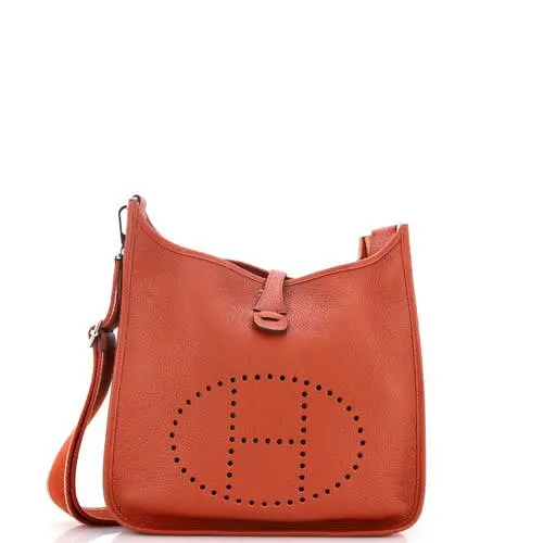 Hermès Evelyne Bag Gen Iii Clemence Pm - Brique