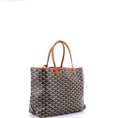 Goyard Saint Louis Pm Tote Coated Canvas - Brown