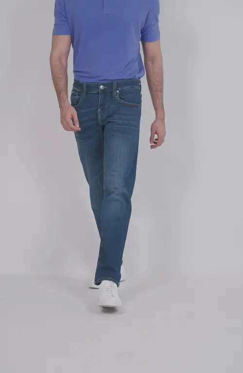 BRISK Rotary Slim Fit Jeans - Medium Wash