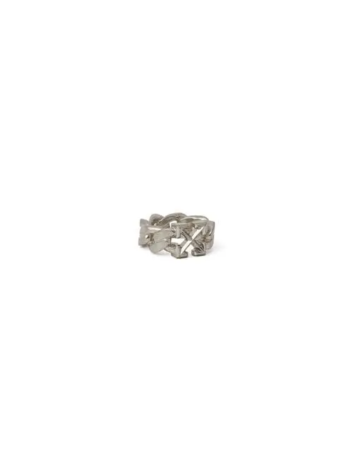 Off-White Arrow Chain Ring
