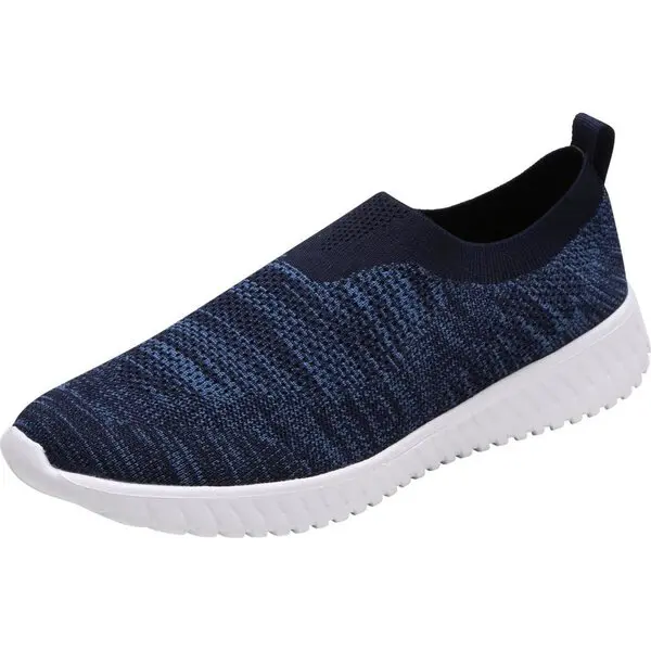 KINGSIZE Athletic Knit Stretch Sneaker - Navy Marl