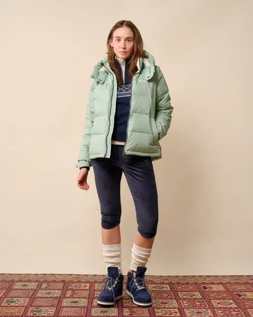 AMUNDSEN Down Puffer Jacket - Faded Woad Green