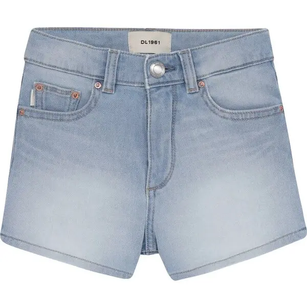 DL1961 Lucy High Rise Knit Denim Shorts - Summer Day