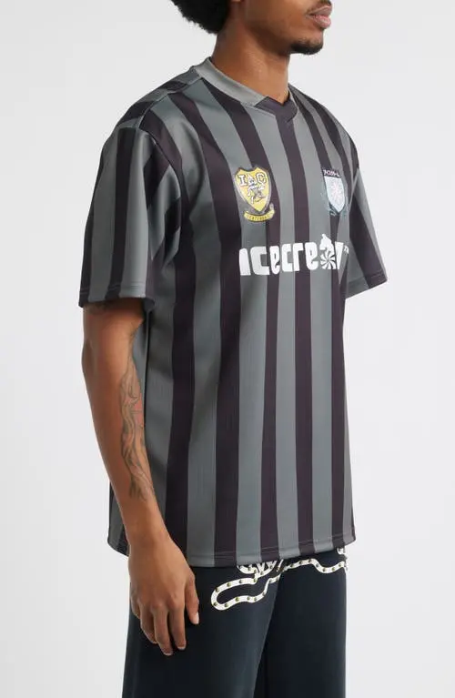 ICECREAM Striped Soccer Jersey