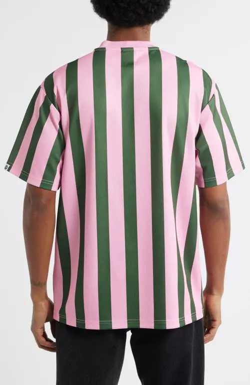 ICECREAM Striped Soccer Jersey - Prism Pink