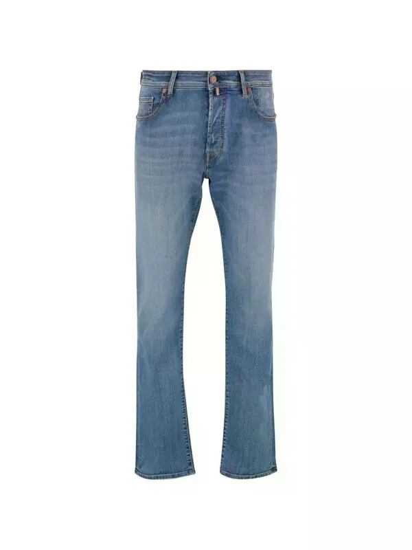 Jacob Cohen Button Straight Jeans