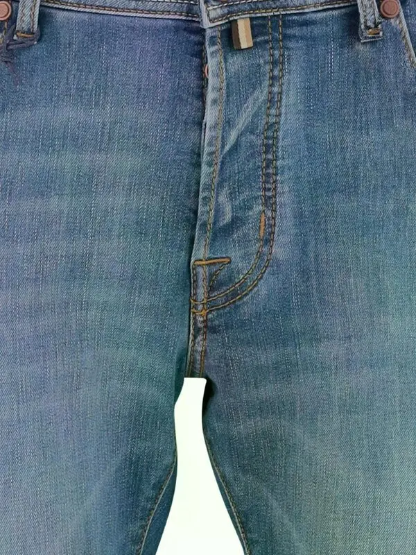 Jacob Cohen Button Straight Jeans
