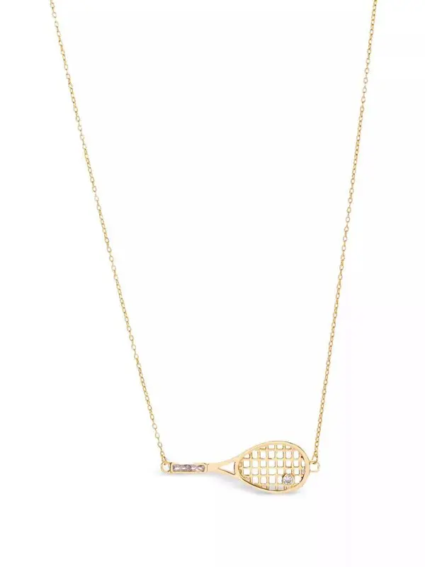 CRYSTAL HAZE Tennis Core Necklace - Gold