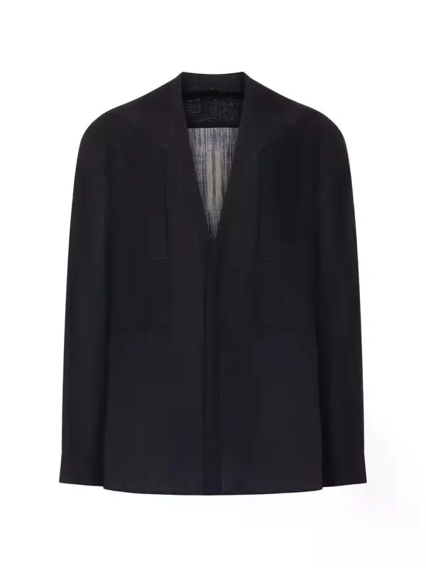 Rick Owens Collarless Shirt
