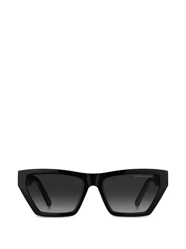 Marc Jacobs Logo Geometric Sunglasses - Black