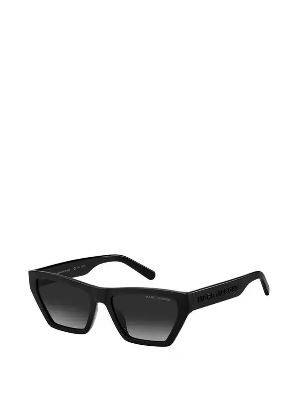 Marc Jacobs Logo Geometric Sunglasses - Black