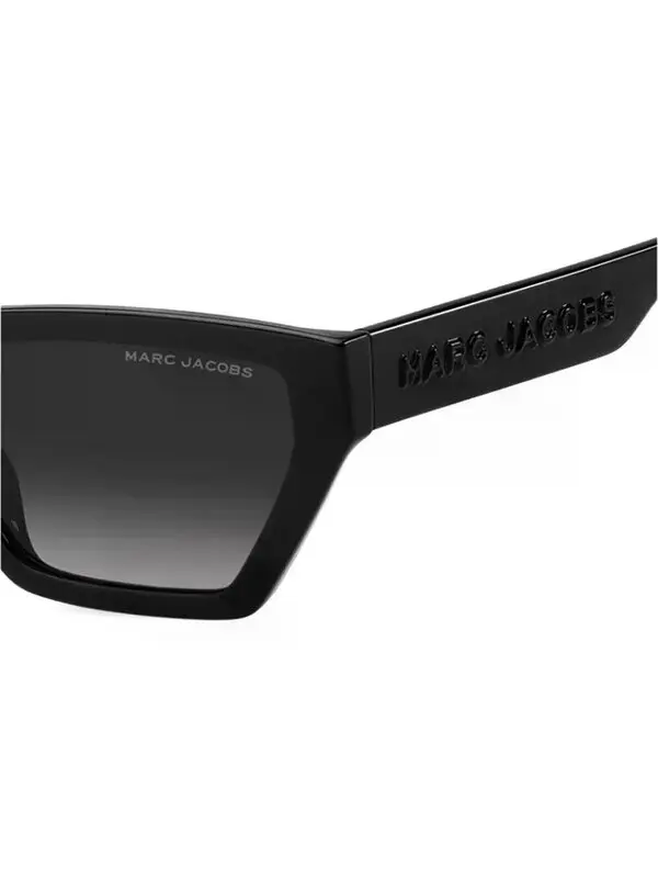 Marc Jacobs Logo Geometric Sunglasses - Black