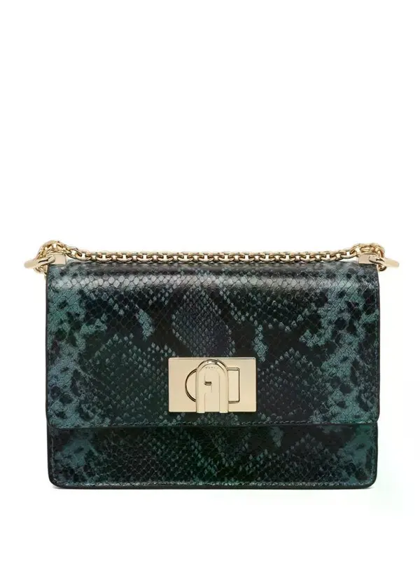 Furla Snake-print Shoulder Bag