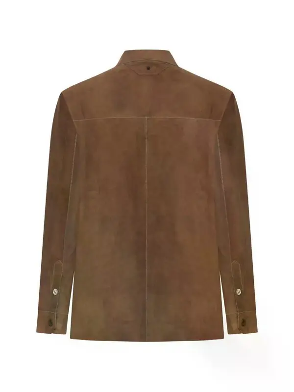 SALVATORE SANTORO Button Leather Jacket