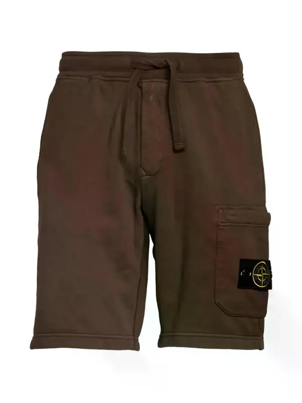 Stone Island Patch Pocket Fleece Shorts
