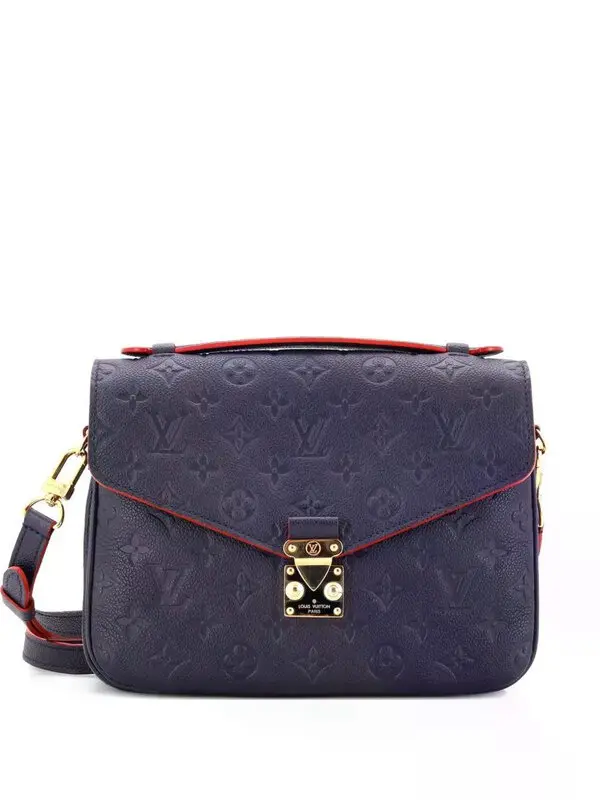 LOUIS VUITTON Pochette Metis Monogram Empreinte Leather Crossbody Bag