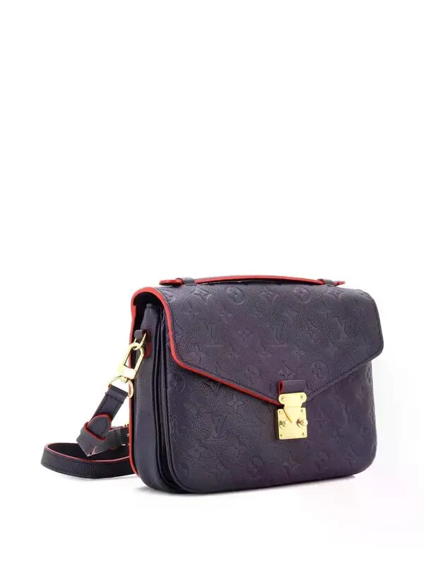 LOUIS VUITTON Pochette Metis Monogram Empreinte Leather Crossbody Bag