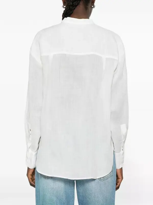 ERMANNO FIRENZE Floral-embroidered Shirt