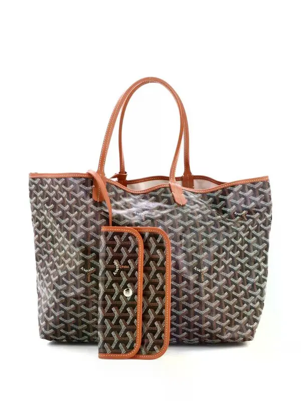 Goyard Saint Louis Coated Canvas Pm Tote Bag - Brown