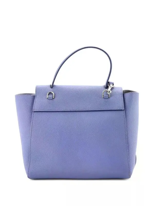 Celine Belt Bag Textured Leather Nano Shoulder Bag - Blue