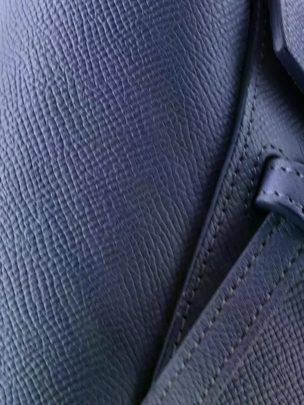 Celine Belt Bag Textured Leather Nano Shoulder Bag - Blue