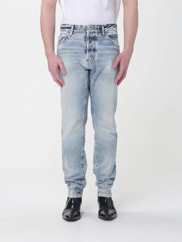 Dsquared2 London Bro Straight Denim Jeans - Blue