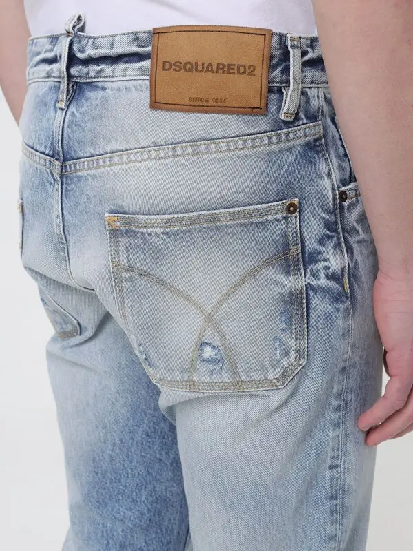 Dsquared2 London Bro Straight Denim Jeans - Blue