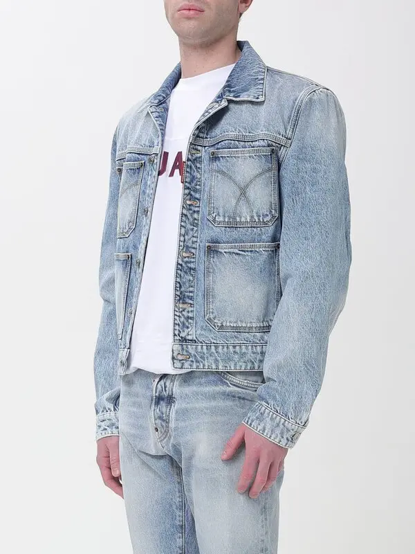 Dsquared2 Bleached Cotton Jacket